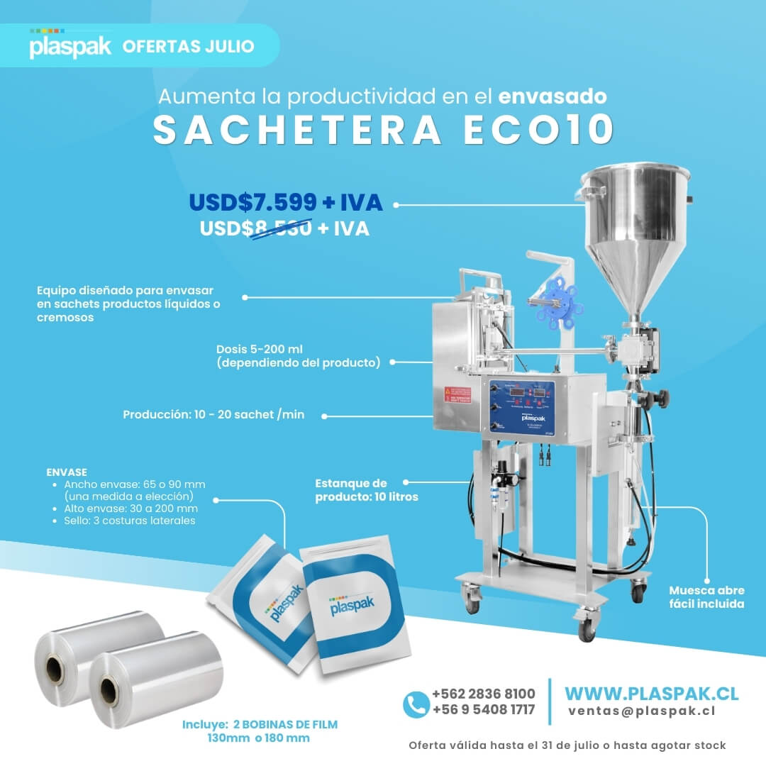 Somos Plaspak, expertos en tecnología para procesar y envasar